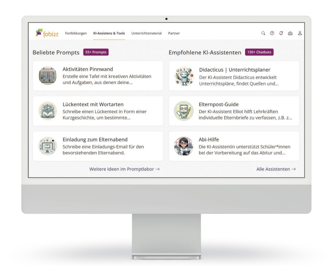 Die fobizz KI-Tools: Echte Entlastung für Lehrkräfte – Digitale ...
